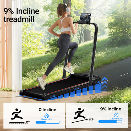 Umay Smart Walking Pad, Under Desk Treadmill and 2-in-1 Incline Walkin