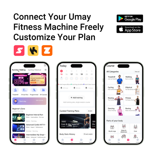 Umay U50 Foldable Smart Treadmill with Incline